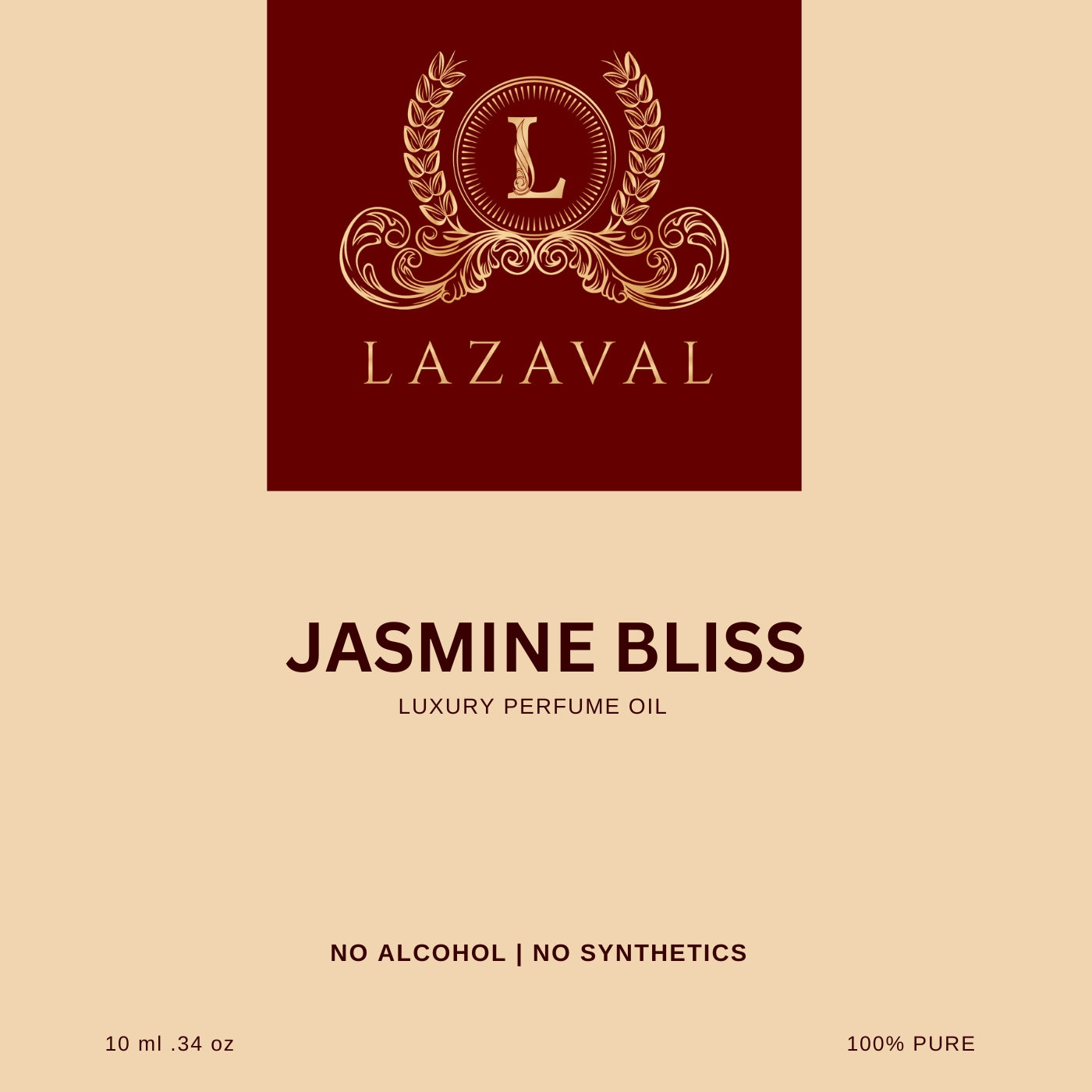 Jasmine Bliss - 100% Natural Perfume Oil For Unisex